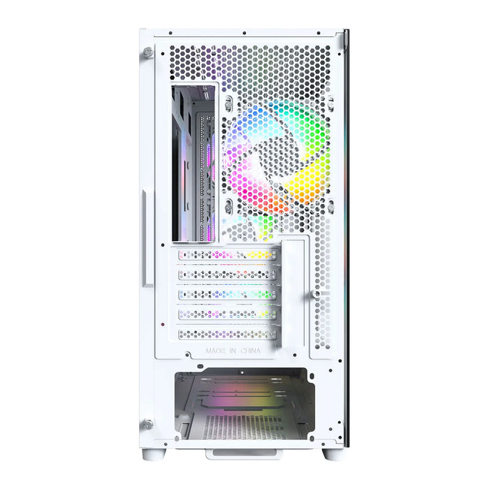 Montech X5 A-RGB White ATX Case — Computer Orbit