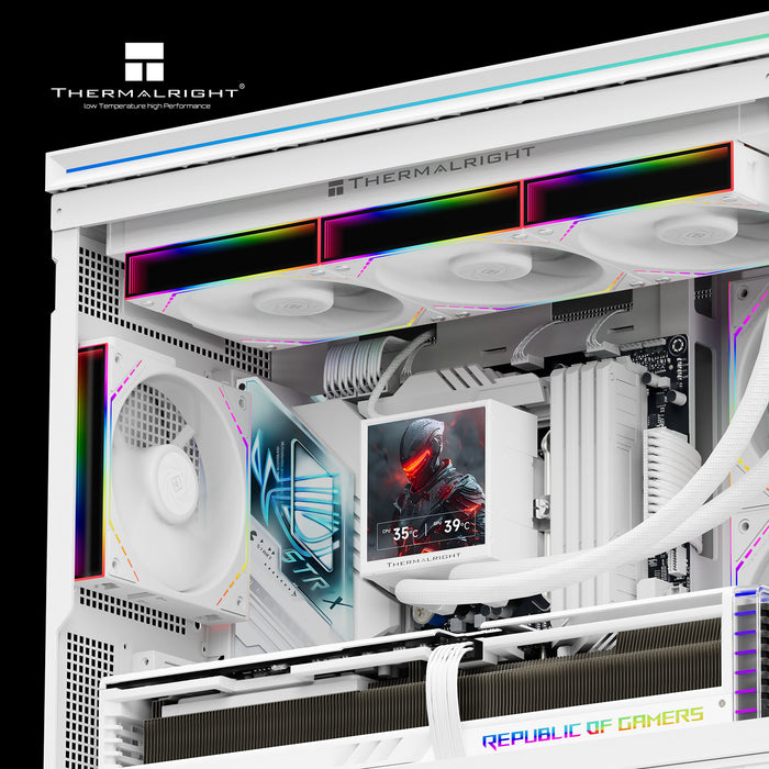 Thermalright Peerless Vision 360 ARGB White LCD AIO Liquid Cooler ...