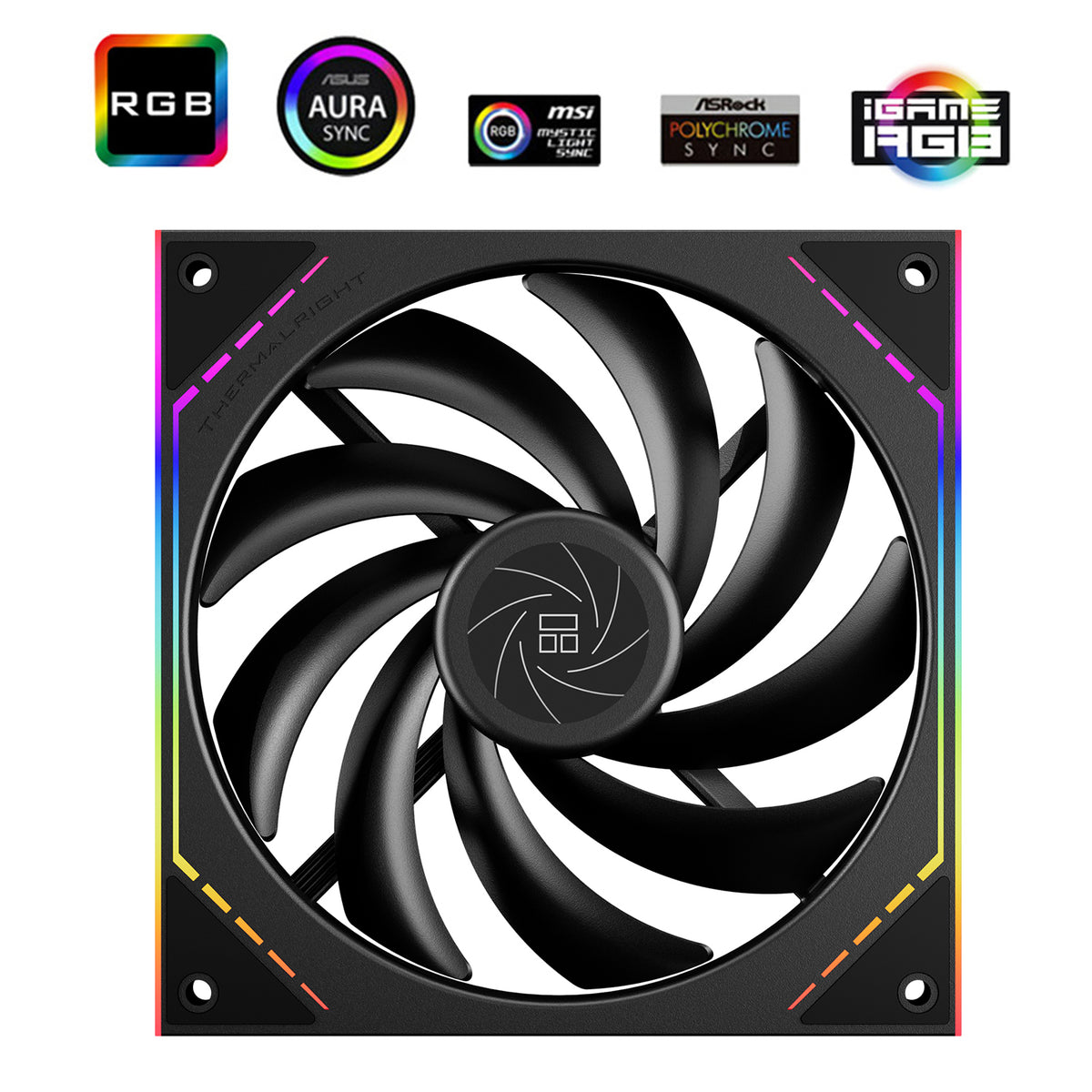 Thermalright TL-M14 Black A-RGB 140mm PWM Fan — Computer Orbit