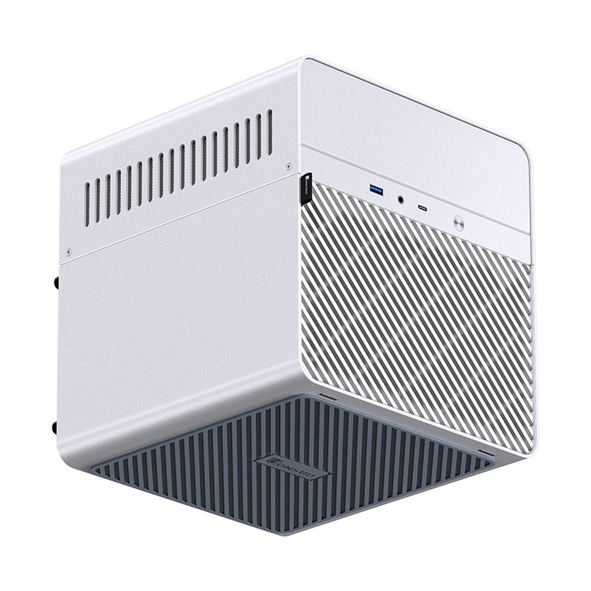 Jonsbo N2 White Aluminium NAS Mini-ITX PC Case — Computer Orbit
