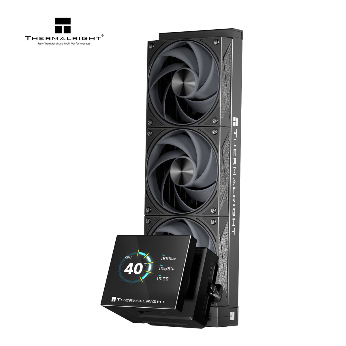 Thermalright Stream Vision 360 Black LCD AIO Liquid Cooler — Computer Orbit