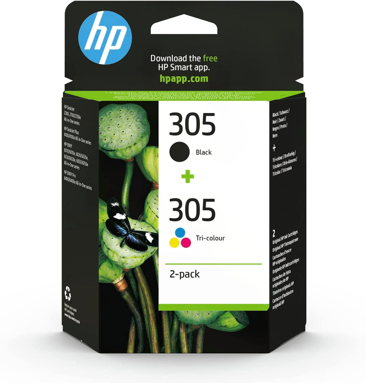 HP 305 Black & Colour Inkjet Printer Ink Multi-Pack — Computer Orbit