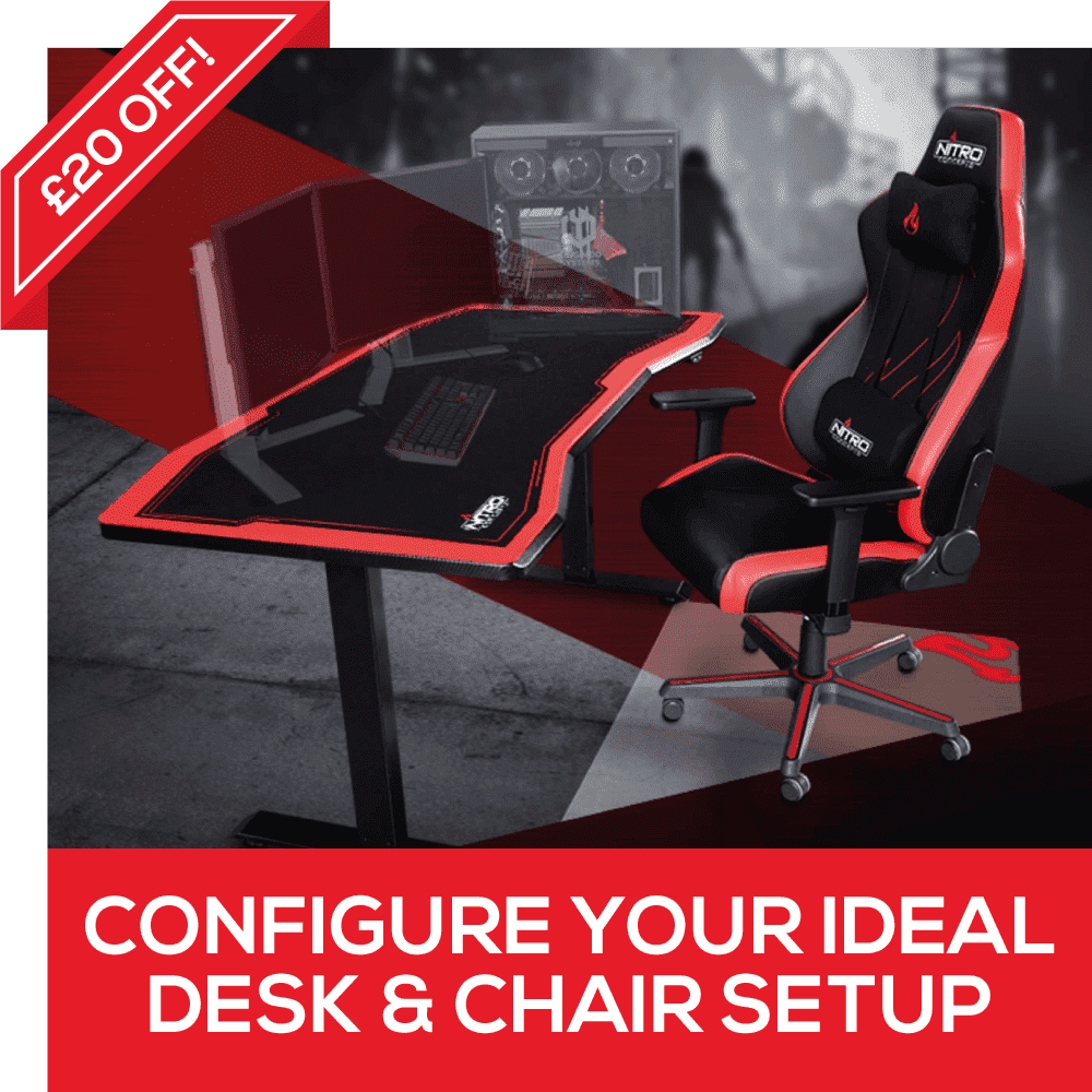 DESK & CHAIR SETUP BUILDER — Computer Orbit