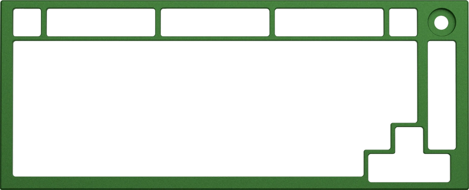 Glorious GMMK Pro Alternative Top Frame Forest Green — Computer Orbit